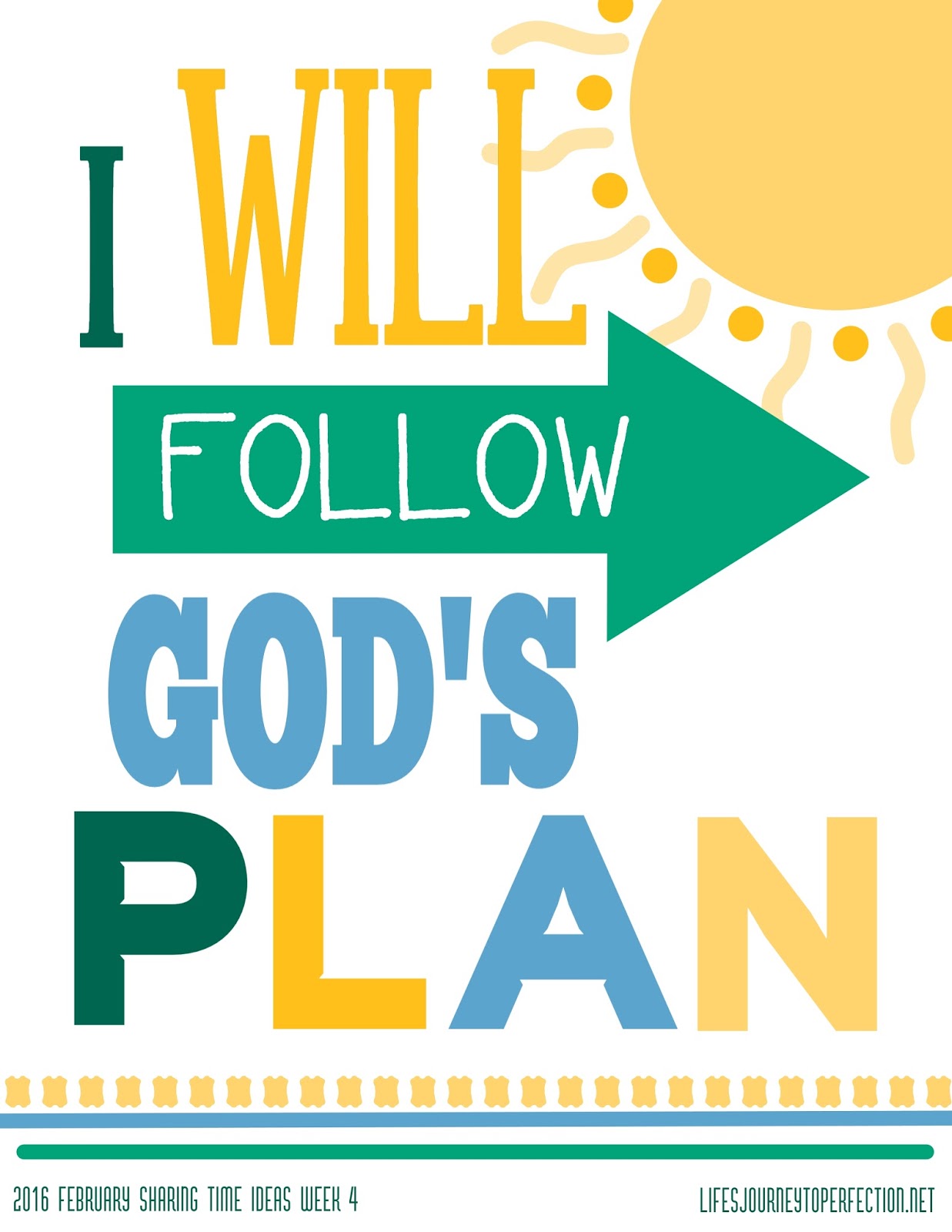 Life's Journey To Perfection: 2016 LDS Sharing Time Ideas for February ...