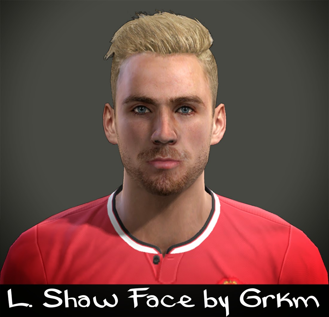 pes-modif: PES 2013 L. Shaw Face by Grkm