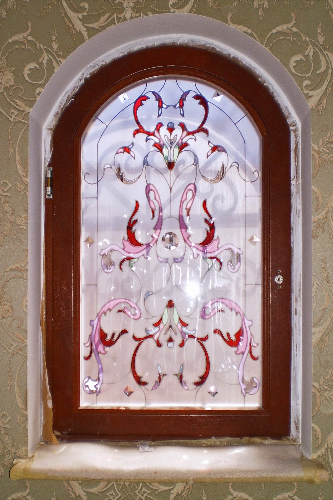 Decorative Stained Glass Overlay: STAINED GLASS OVERLAY CUSTOM WINDOW ...