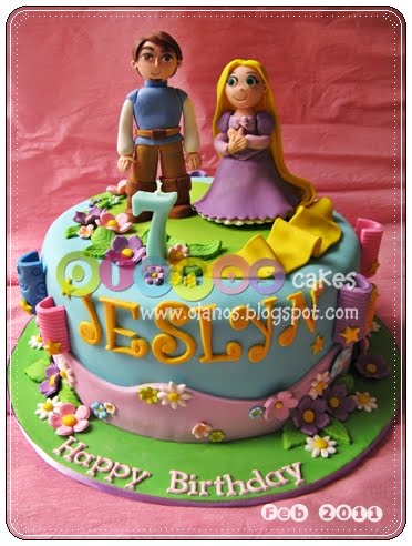 Olanos: Rapunzel Theme Birthday Cake for Jeslyn