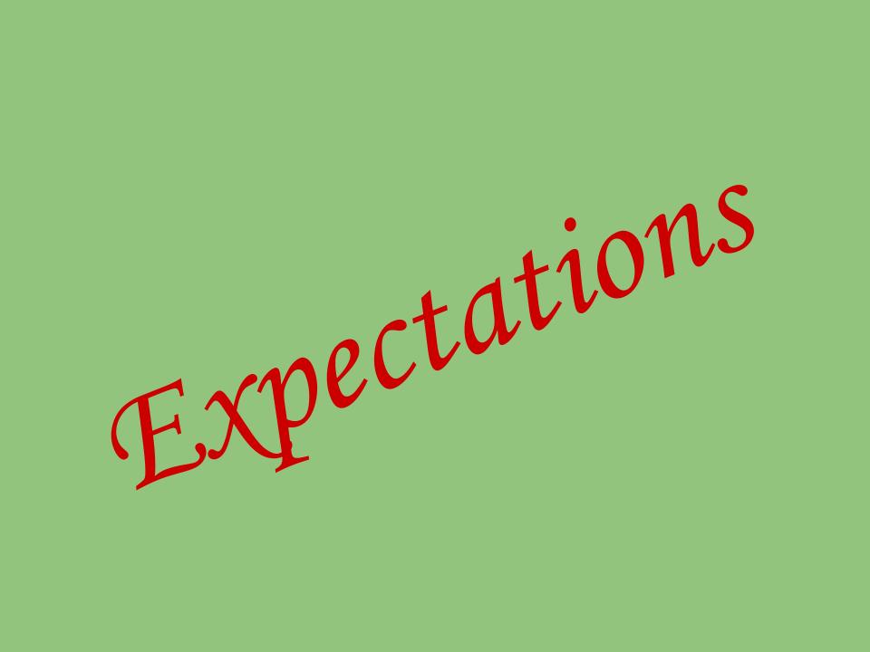 A Different Way: Expectations
