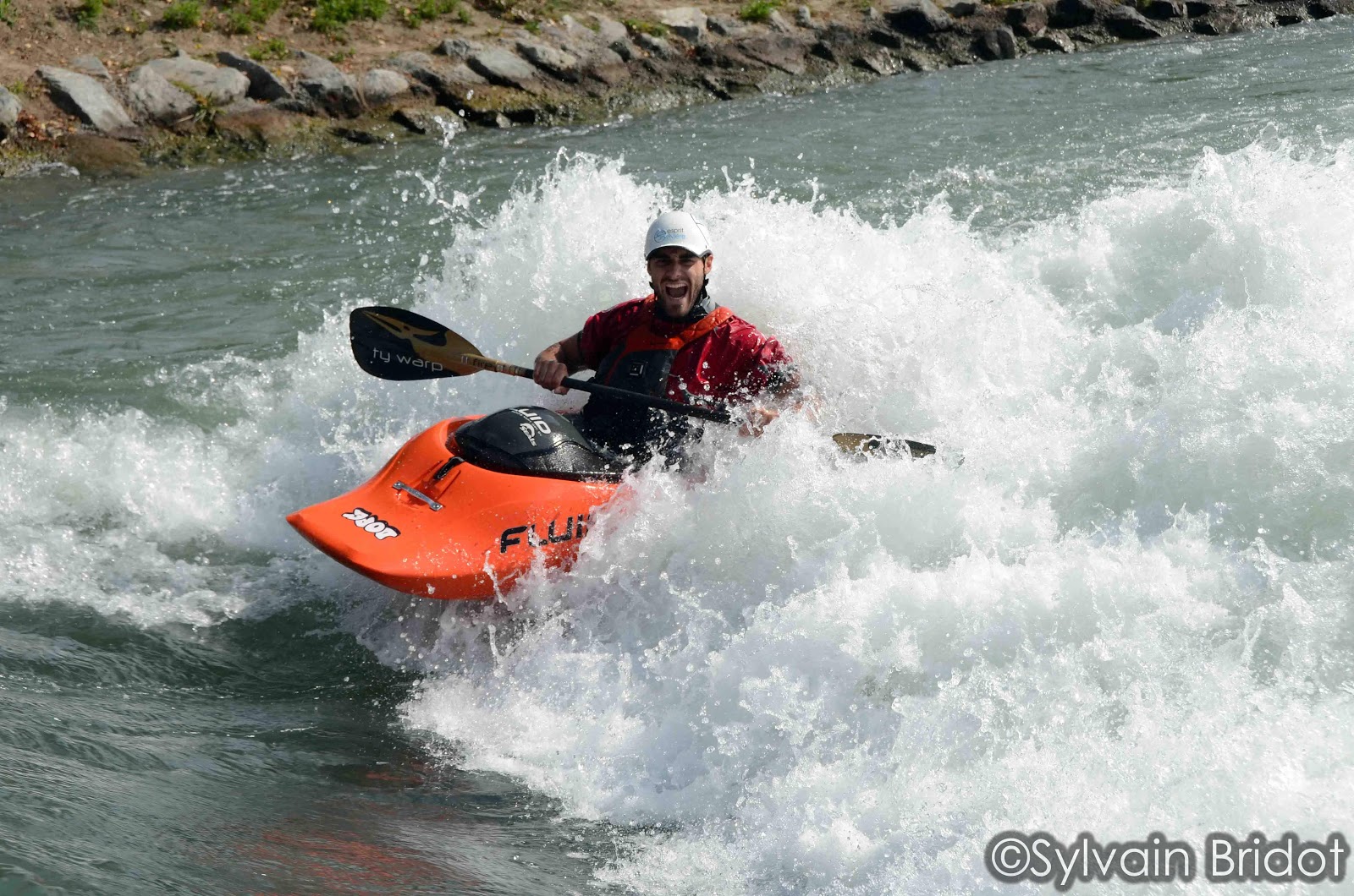 Valentin Grollemund - Pro kayaker: FLUID kayak - Dope test