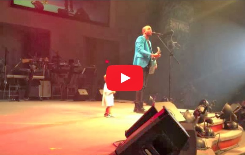 Cute Baby Dances On Stage At Dad’s Concert - Must Watch Video