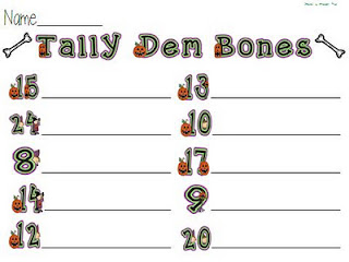 Heather's Heart: Tally Dem Bones