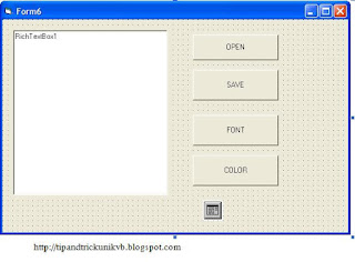 All About VB: Cara Menampilkan Kotak Dialog Open di Form Visual Basci 6.0