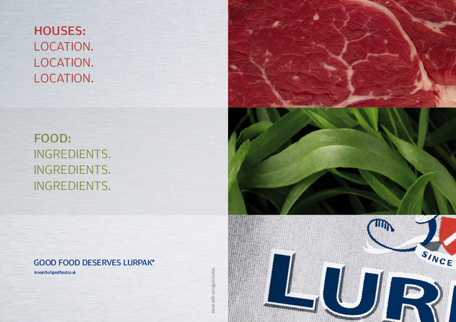 GREAT COPY: Good Food Deserves Lurpak