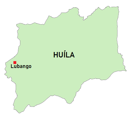 Blog de Geografia: Mapa da Huíla (província), Angola