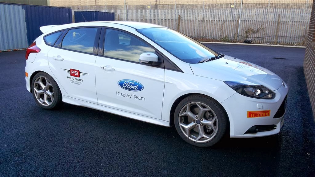 The Green I Signs Blog: Ford Focus ST graphics for Paul Swift stunt ...