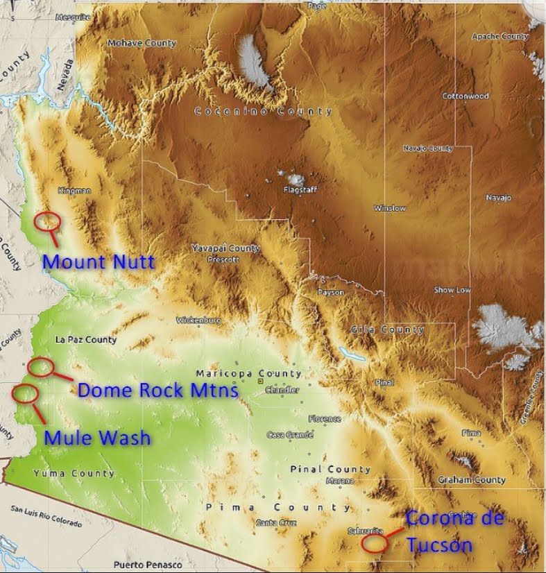 Arizona Geology: 4 New Geologic Map Quadrangles in Arizona