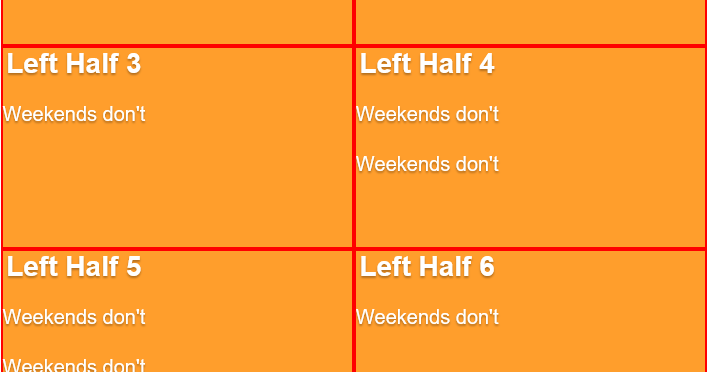 Code Samples Html Css Tricks Float Left Div With Equal Height Magic Of Using Flex Css