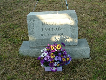 Mona's Memos: Landrum Family Cemetery
