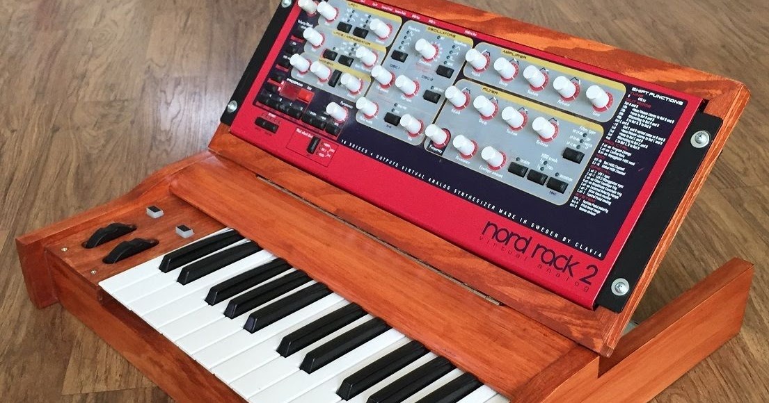 MATRIXSYNTH: Custom Wood Rack Synth Walnut Keyboard Enclosures