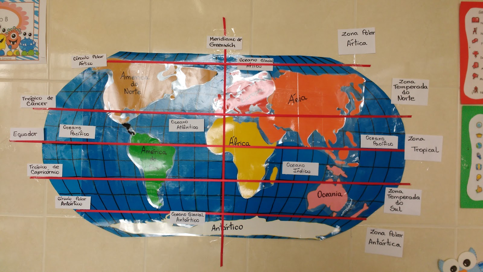 Geografia por Si: Geografando com os pequenos III - Os continentes