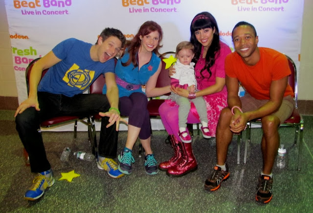 SWEET MAGGIE MAY: Just Like a Rock Star...Thank You Fresh Beat Band!