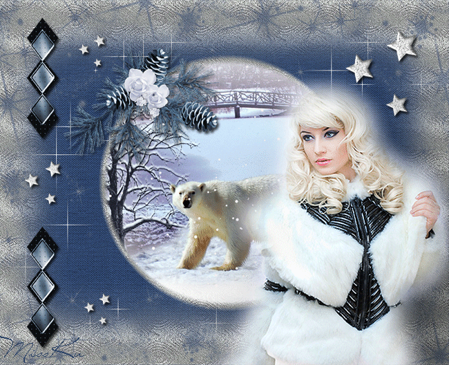 Animowane Gify Zima Mireczki: Animowane obrazki kobiety zimą