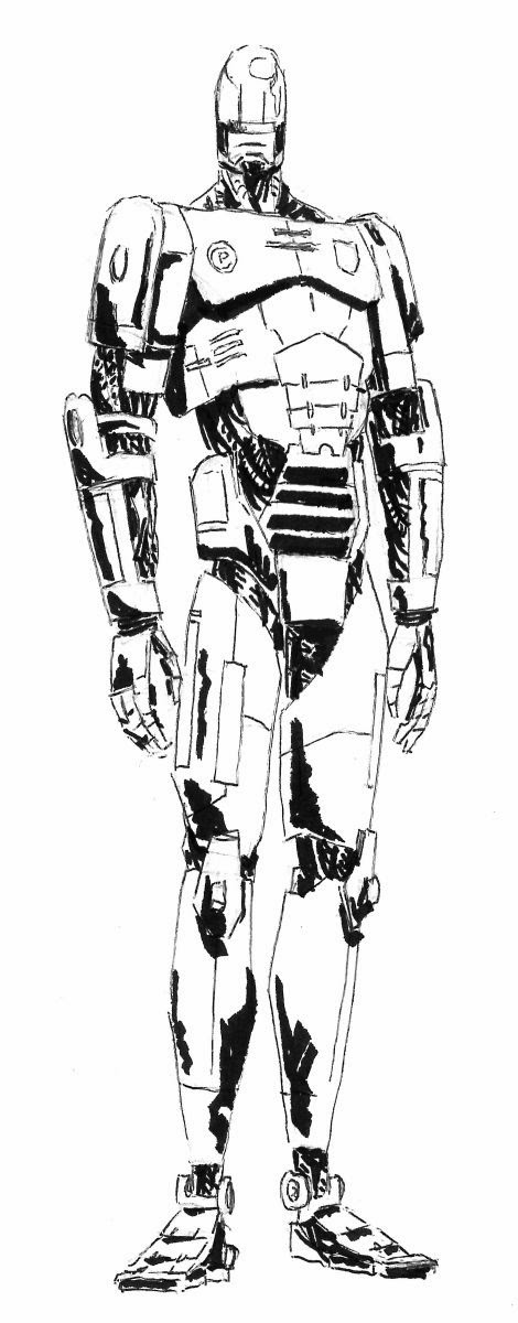 a Fistful of Drawings: ROBOCOP