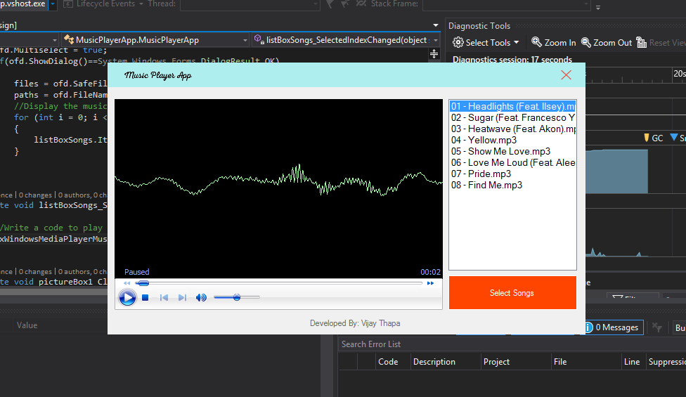 Create Music Player App in 25 Minutes