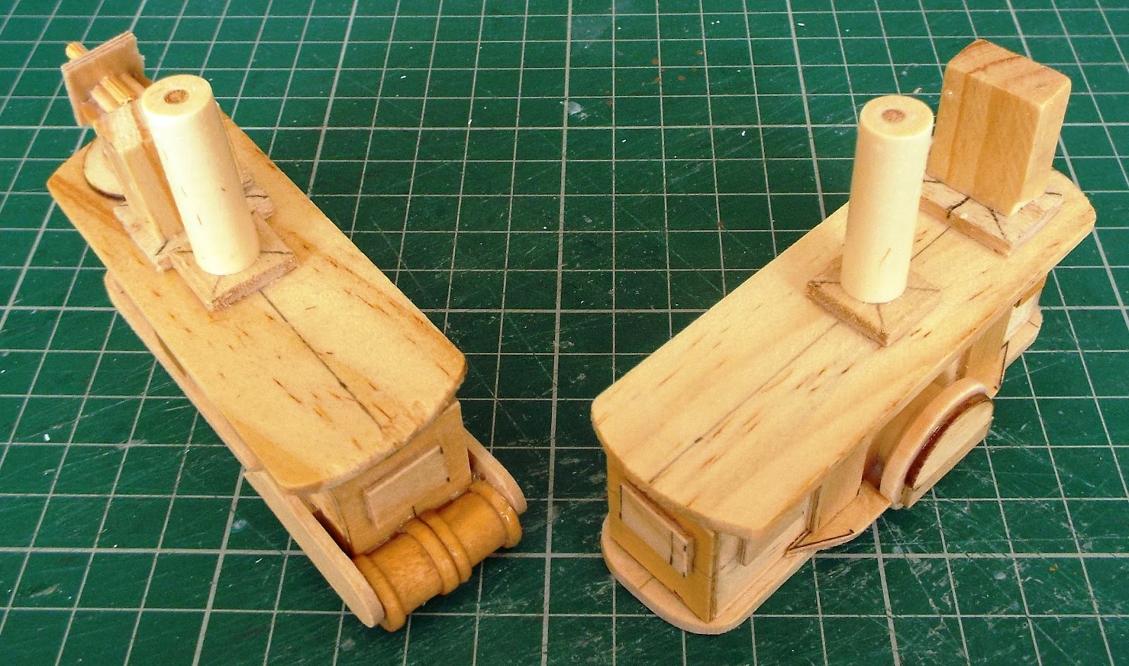 Wargaming Miscellany: El Tub and the Thomas Cook ... two model steamers ...