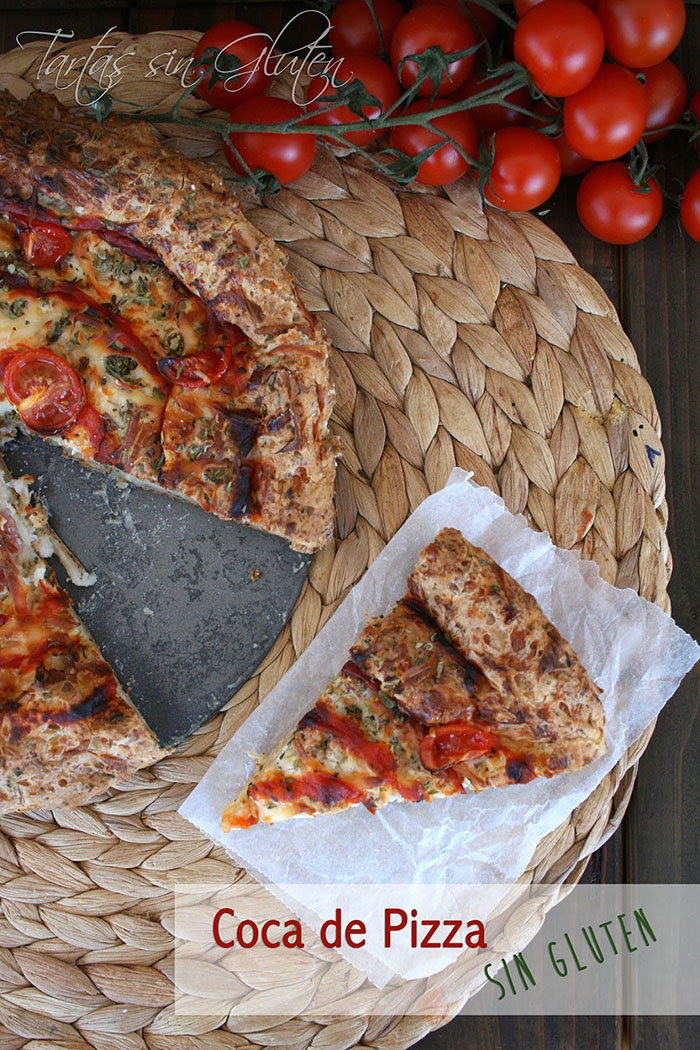 Tartas sin Gluten .....365 dias sin gluten: Coca de Pizza