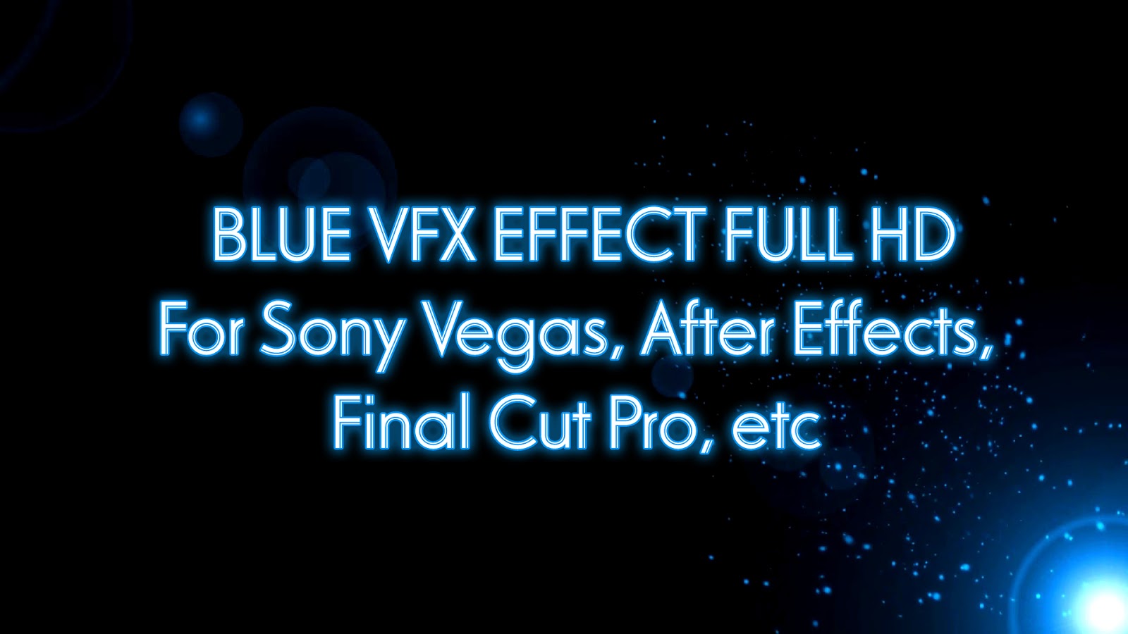 BLUE VFX EFFECT FULL HD | Jakarta Stock Footage