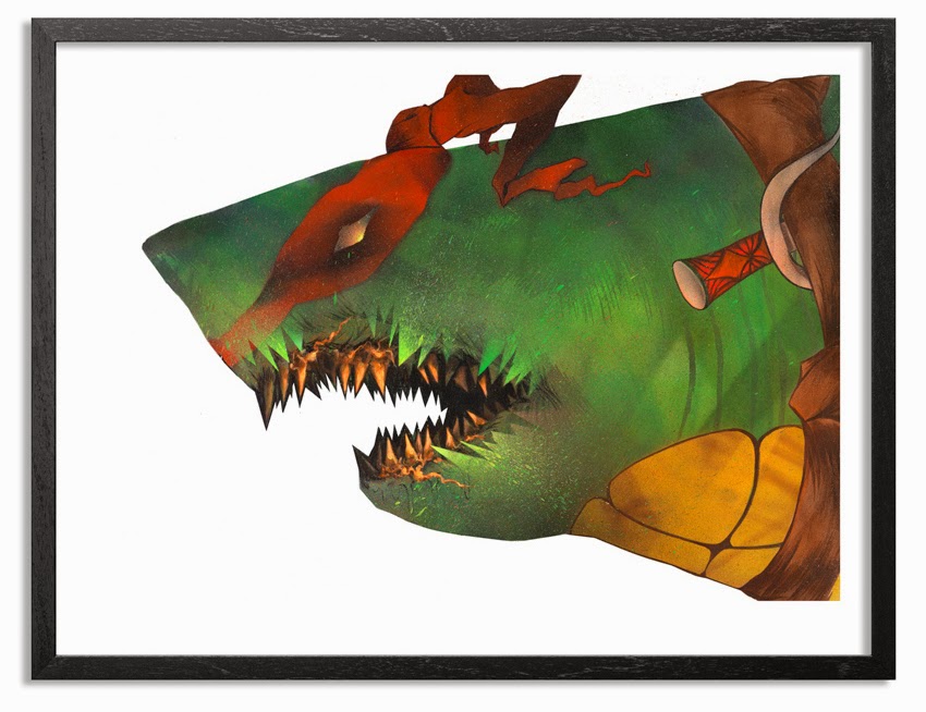 INSIDE THE ROCK POSTER FRAME BLOG: Shark Toof Ceci N'est Pas Une ...