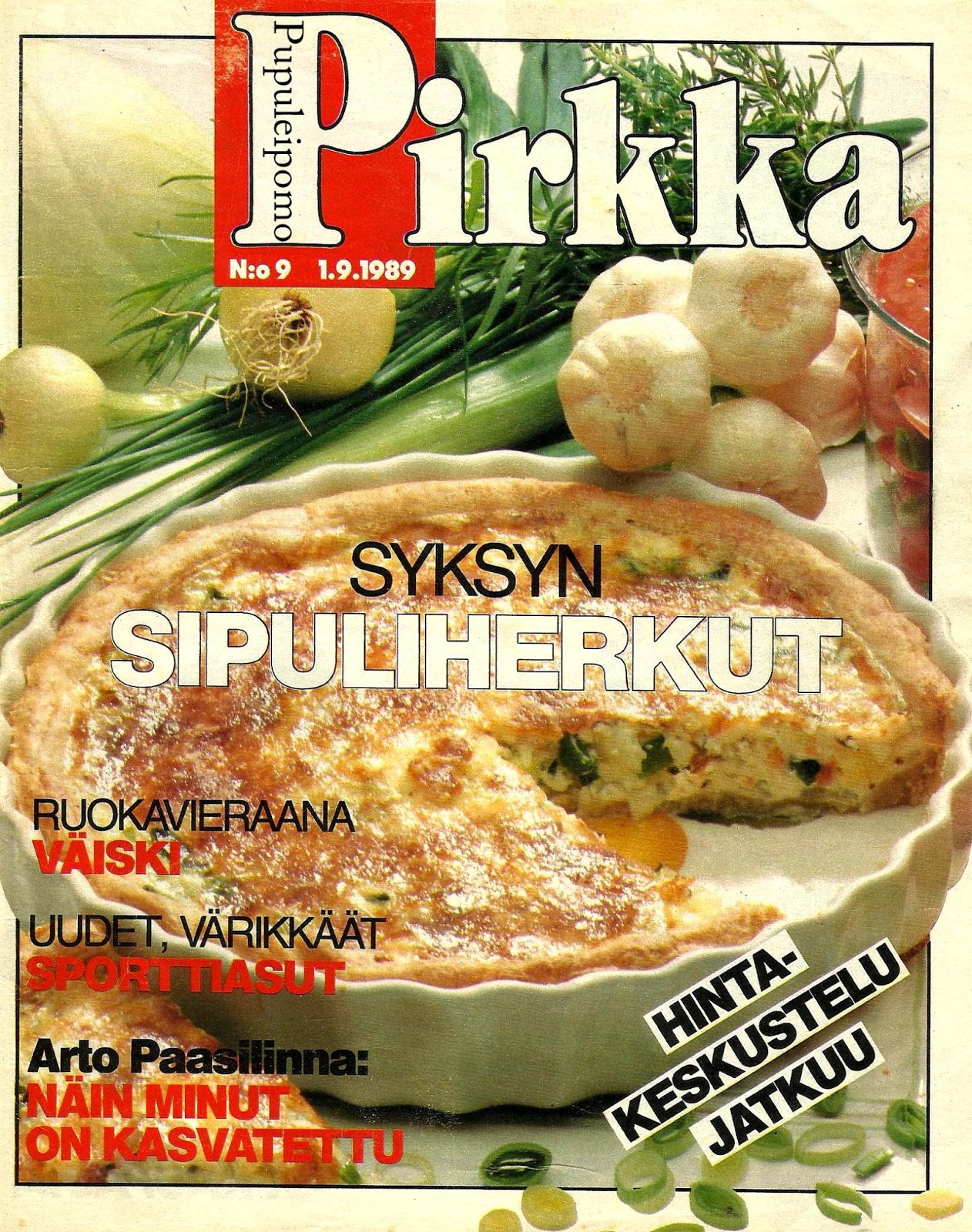Pupuleipomo: Pirkka-lehti 1989 ja mainoksia