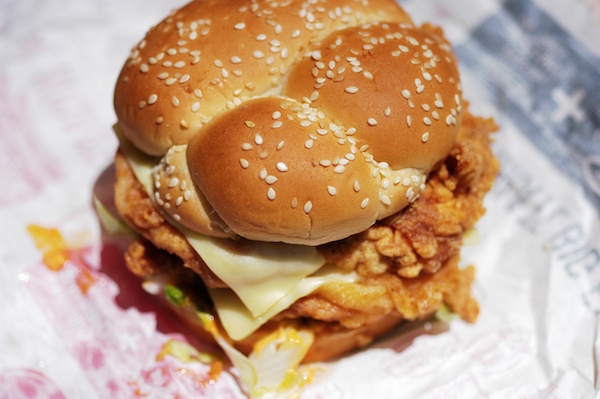 澳洲 肯德基 雙層炸雞排堡 Zinger Stacker