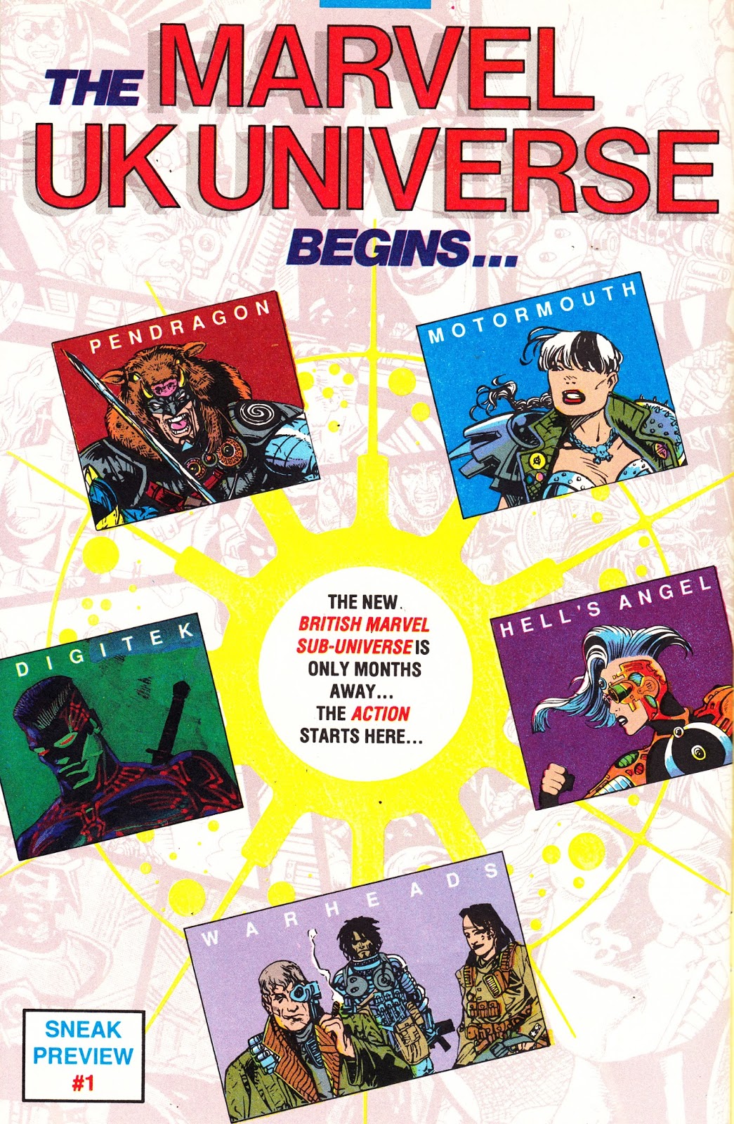 STARLOGGED - GEEK MEDIA AGAIN: 1992: GENESIS 92 HOUSE AD (Marvel UK)