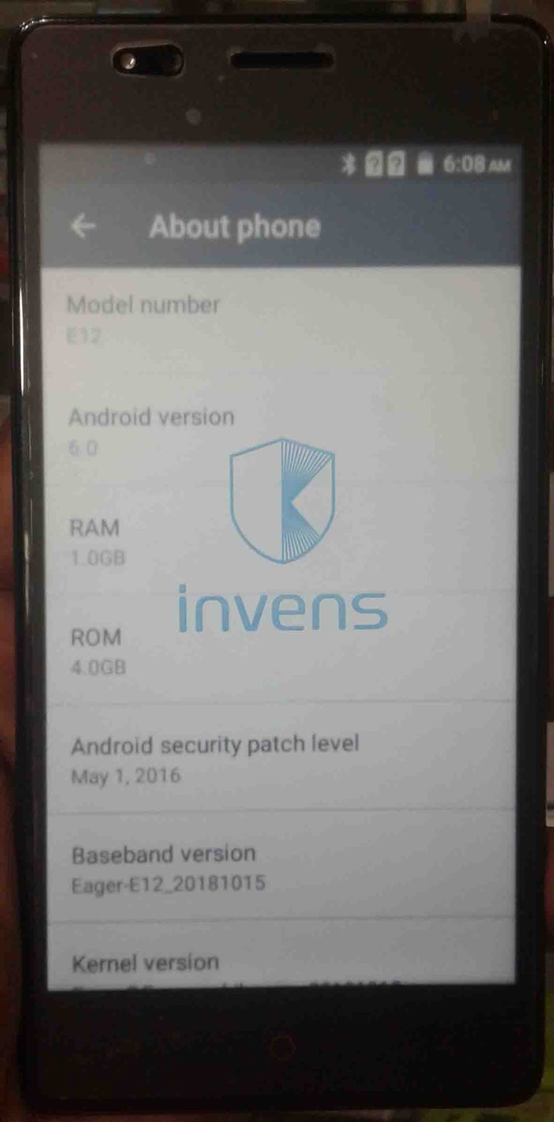 INVENS E12 FLASH FILE