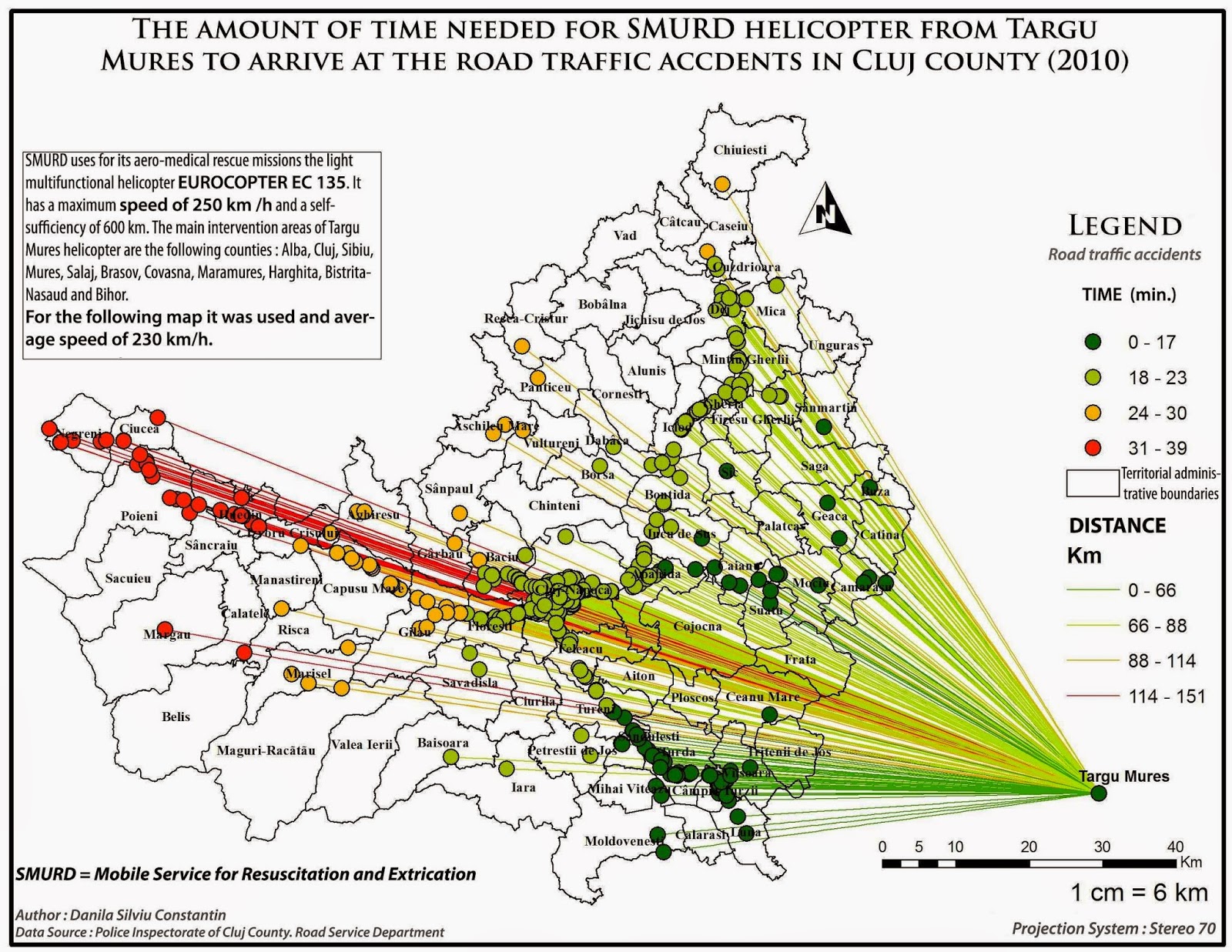 Location Based Solutions: Road traffic accidents - offline maps