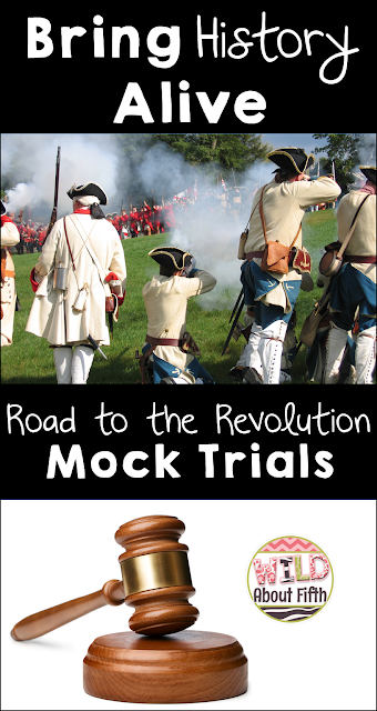 Revolutionary War Mock Trial Project Based Learning Activity | Wild ...
