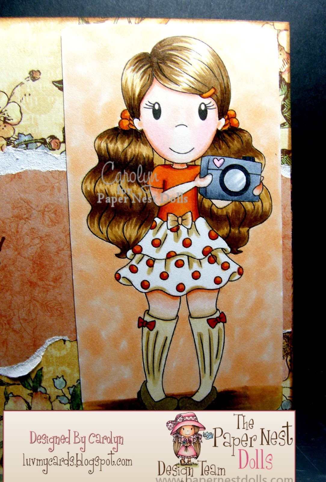 LUV MY CARDS: Emma with Camera -from Paper Nest Dolls
