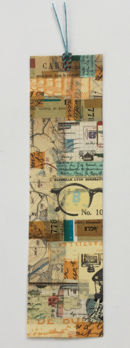 Washi Tape Collage Bookmark