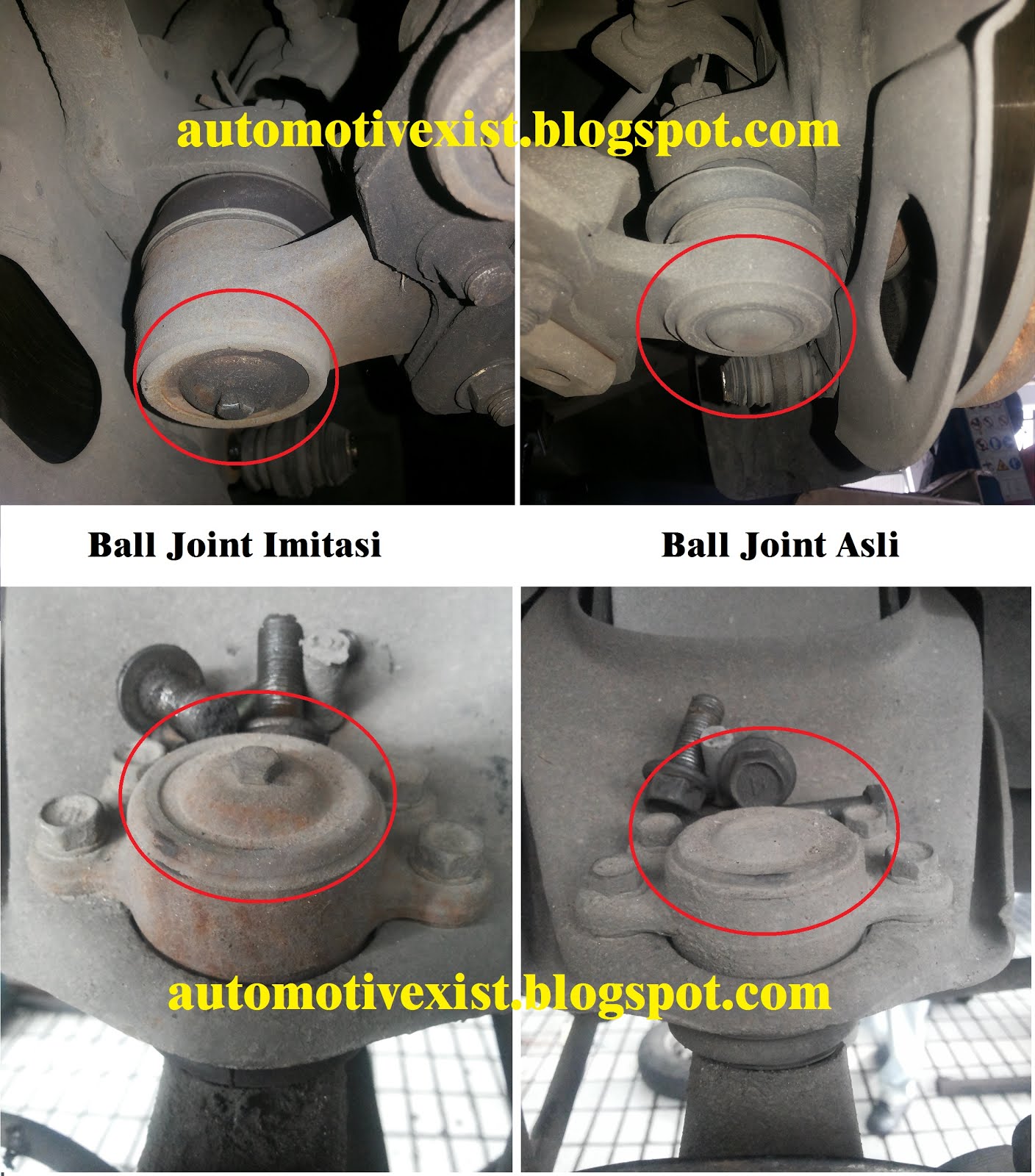 Baguskah menggunakan Ball Joint Mobil Imitasi