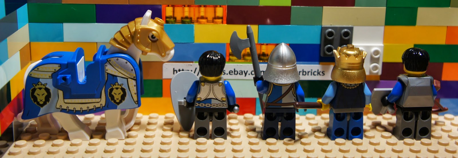 LEGO Kingdoms Castle Army LION ARMY Minifigures + King Guard Weapon ...