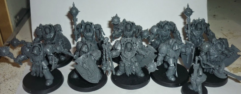 The Ward Save: WIP: Deathwing Terminator Army