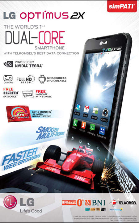 LG Optimus 2X Smartphone Dual-Core Android First And Fastest ~ Widget Smart