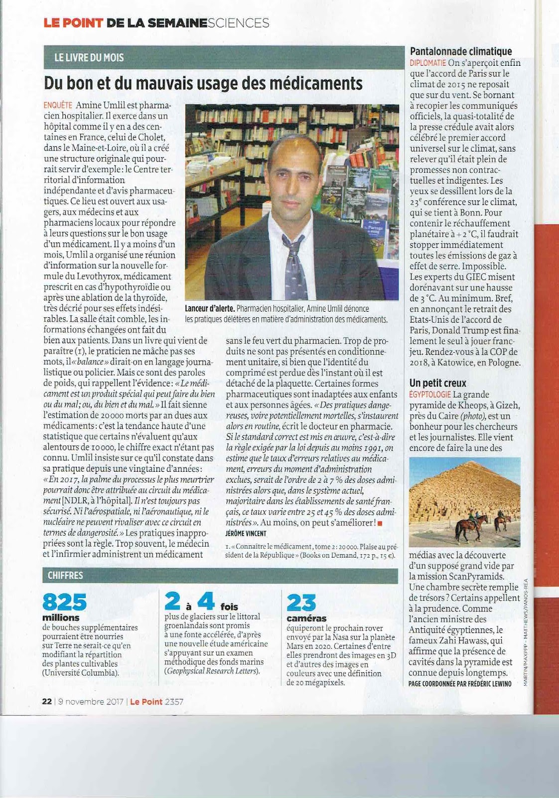 Analyse citoyenne indépendante: LE POINT. CTIAP : « une structure ...