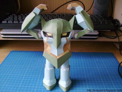 Papercraft - Gurren Lagann Gunmen - Papercraft4u | Free Papercrafts ...