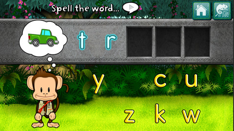 Monkey Word App - Sharing Kindergarten
