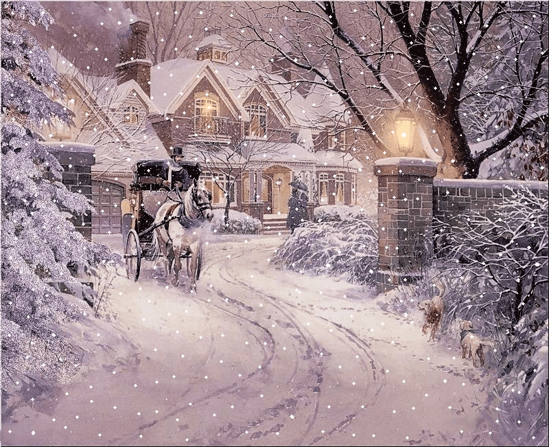 ≈ღFondos De Pantalla y Mucho Másღ≈: Fondos de paisajes nevados Gif