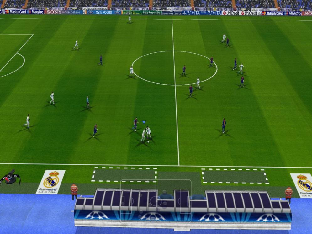 Pro Evolution Soccer: Stadium Santiago Barnabeu versi UCL, Real Madrid ...