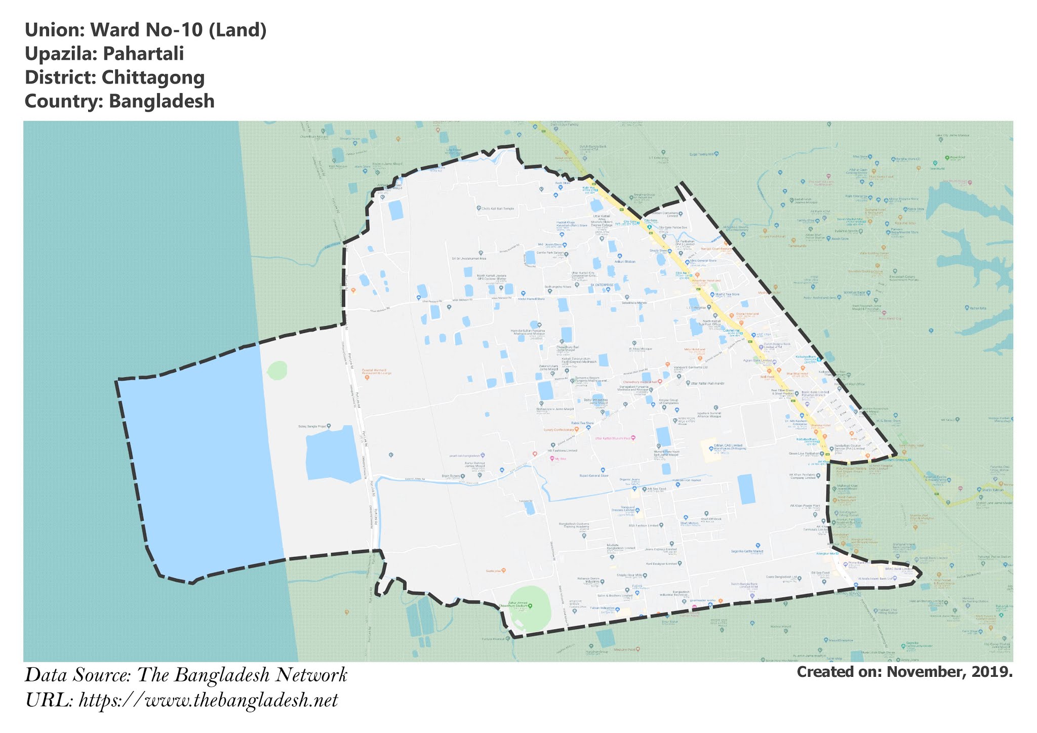 Ward No-10, Pahartali, Chittagong