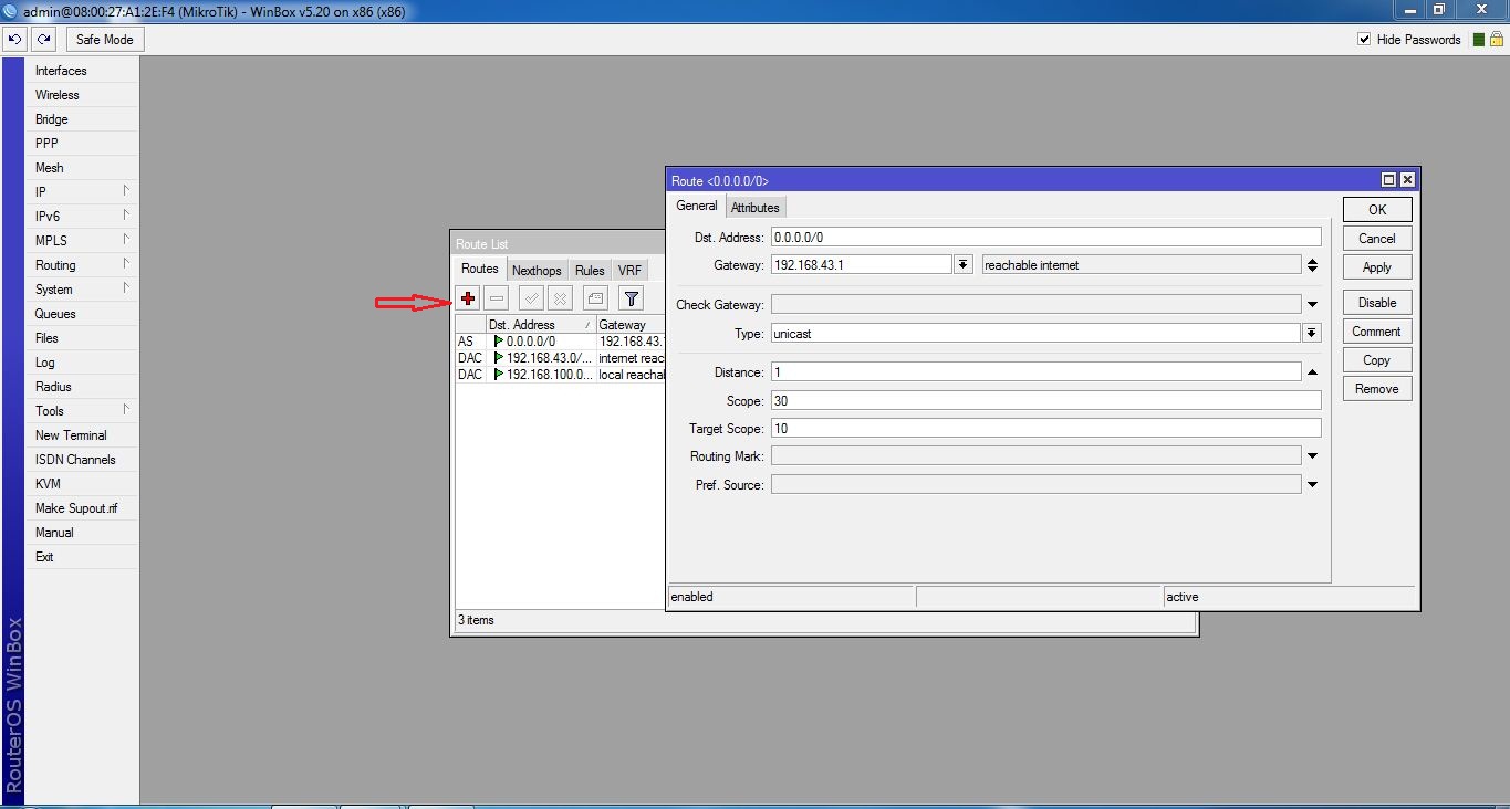 Routing Mikrotik via Winbox - Tole Innovator