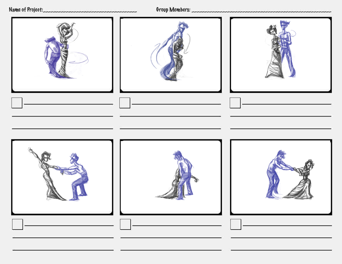 Dancing Nina: New Storyboard and Animatic!