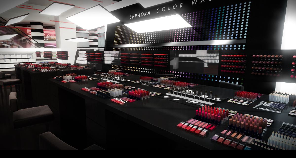 Anne Leconte: Architecture Commerciale / INTERNATIONAL / SEPHORA