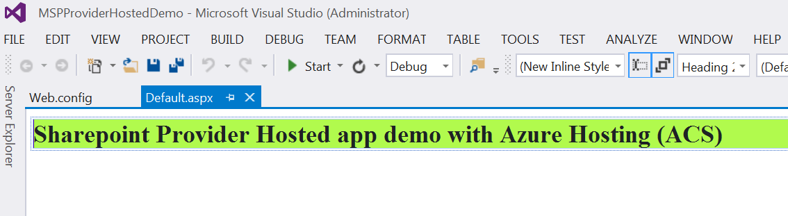 Purna's MORE SHAREPOINTS : Step by Step Guide to Create Provider Hosted App in Sharepoint 2013 ...