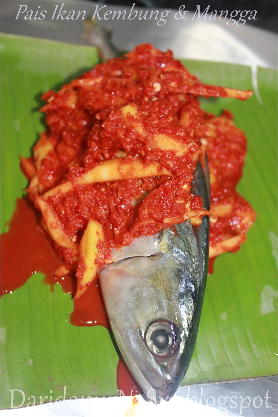 Dari Dapur NaSya: Pais Ikan Kembung & Mangga