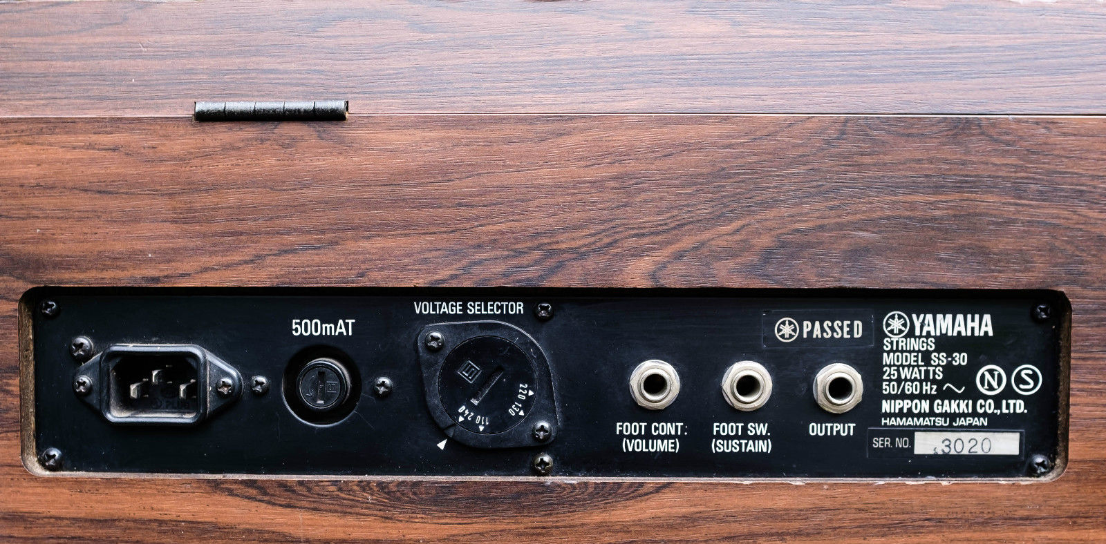 Feed the Enemy: Dave Formula's Yamaha SS30 String Synthesiser - Has a ...