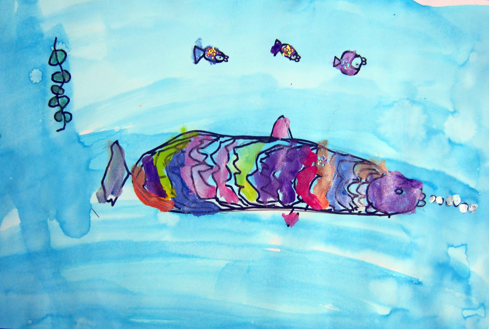 Mrs. Levine's Art Room : KINDERGARTEN . . . Rainbow Fish